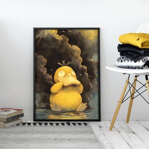 Psyduck Pokemon Poster, Psyduck Picture, Pokemon Art, Anime Poster - Etsy
