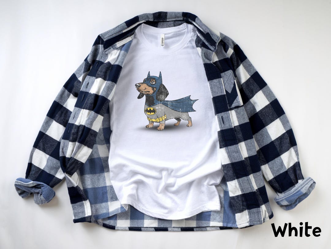 Dachshund in Batman Costume Toddler Tee Cute Superhero Dog Shirt - Etsy