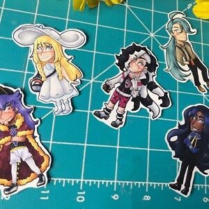 Pokemon 3'' Stickers: Piers, Leon, Adaman, Volo, Rika, Geeta, Guzma ...