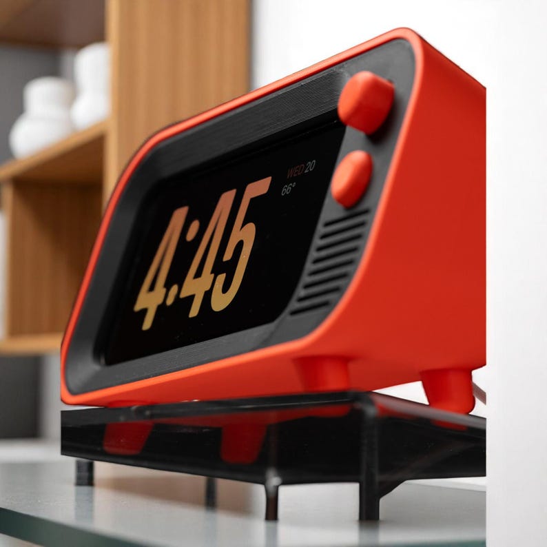 Retro iPhone Magsafe 3D Printed Clock Stand Compatible With iPhone 16 ...