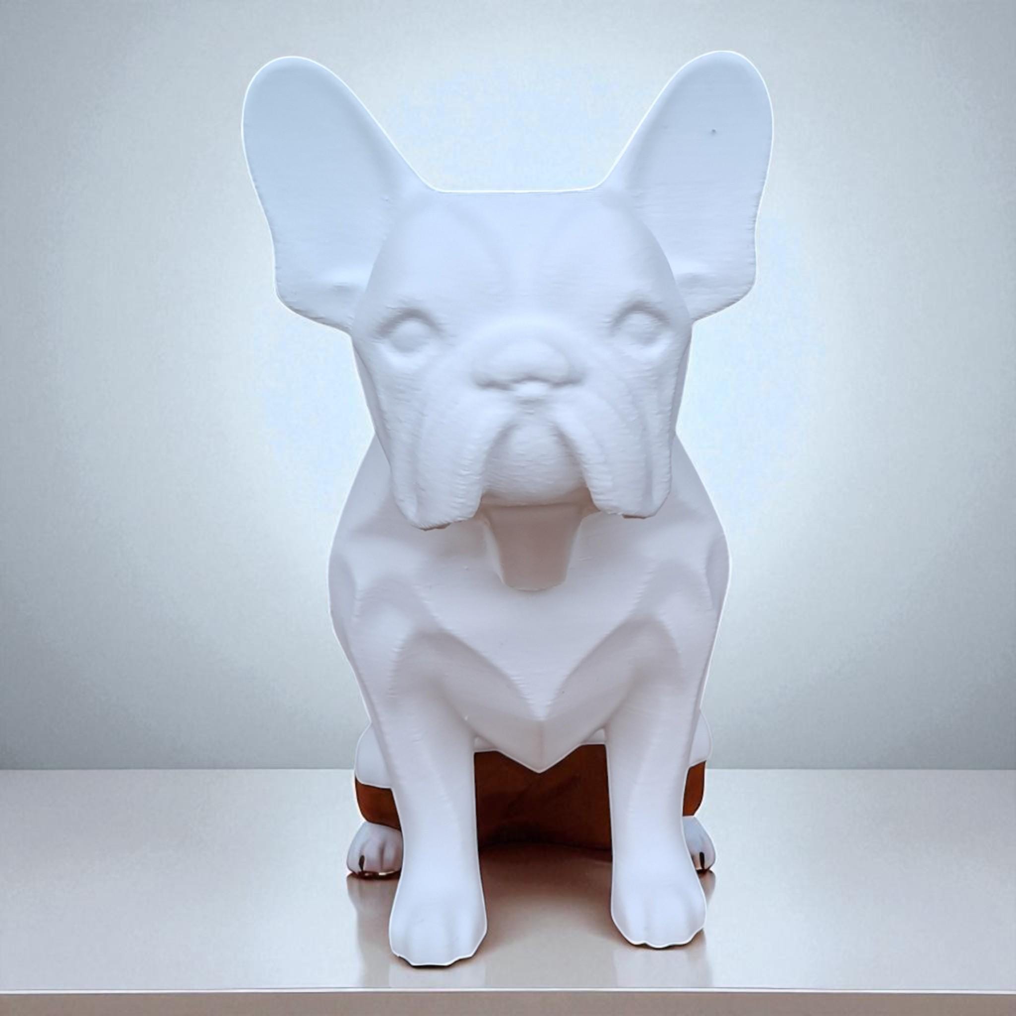 3D Printed French Bulldog Statue, Modern PLA Dog Decor - Etsy
