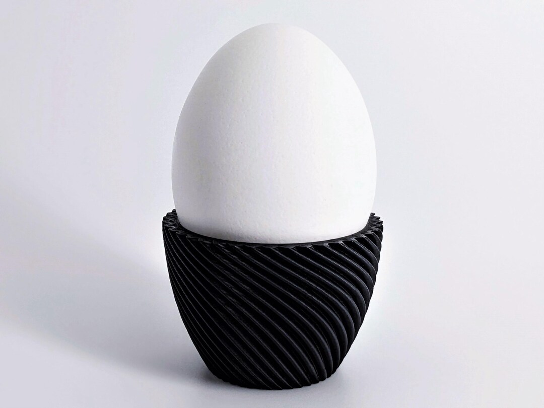 3D Printed Spiral Egg Cup – Modern PLA Plastic, Nordic Kitchen Decor - Etsy