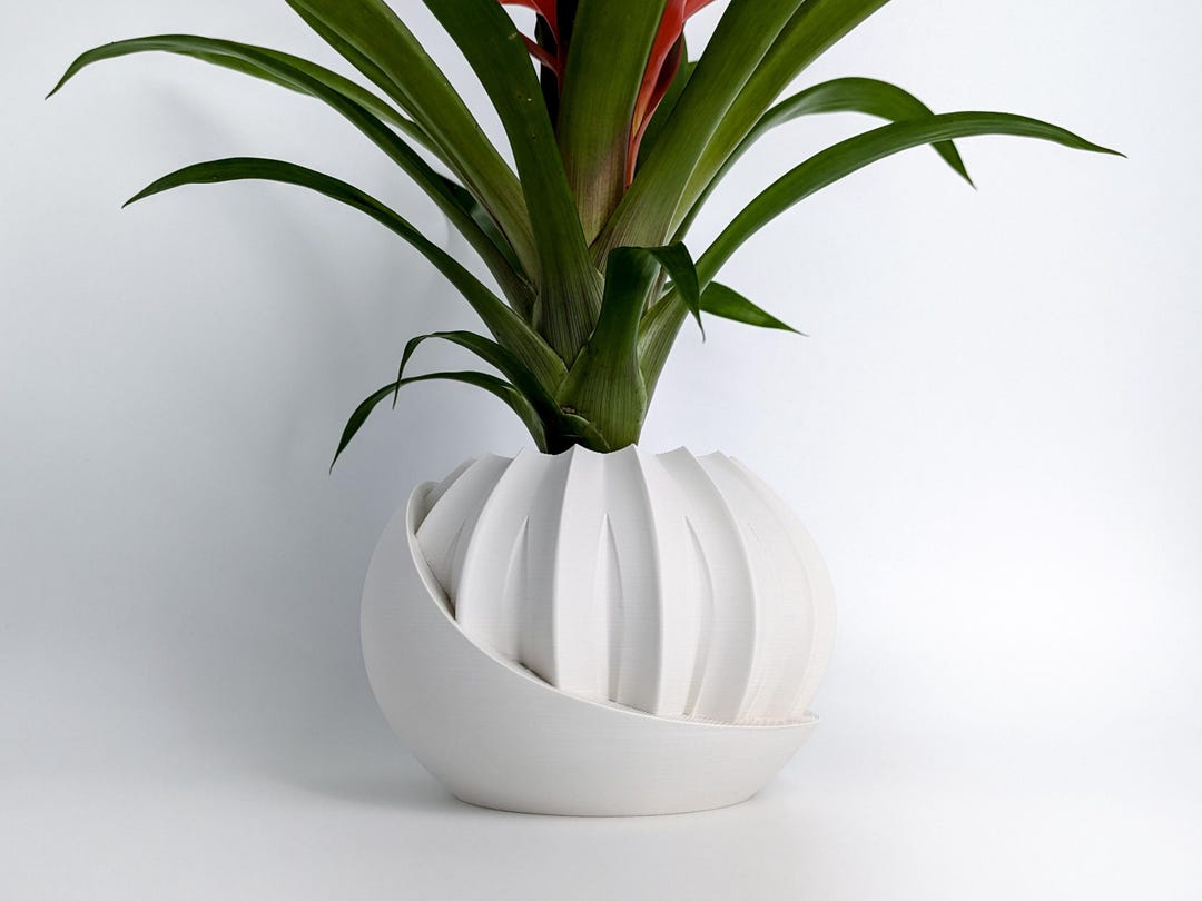 3D Printed Plant Pot With Hidden Storage, Stylish Secret Stash Planter ...