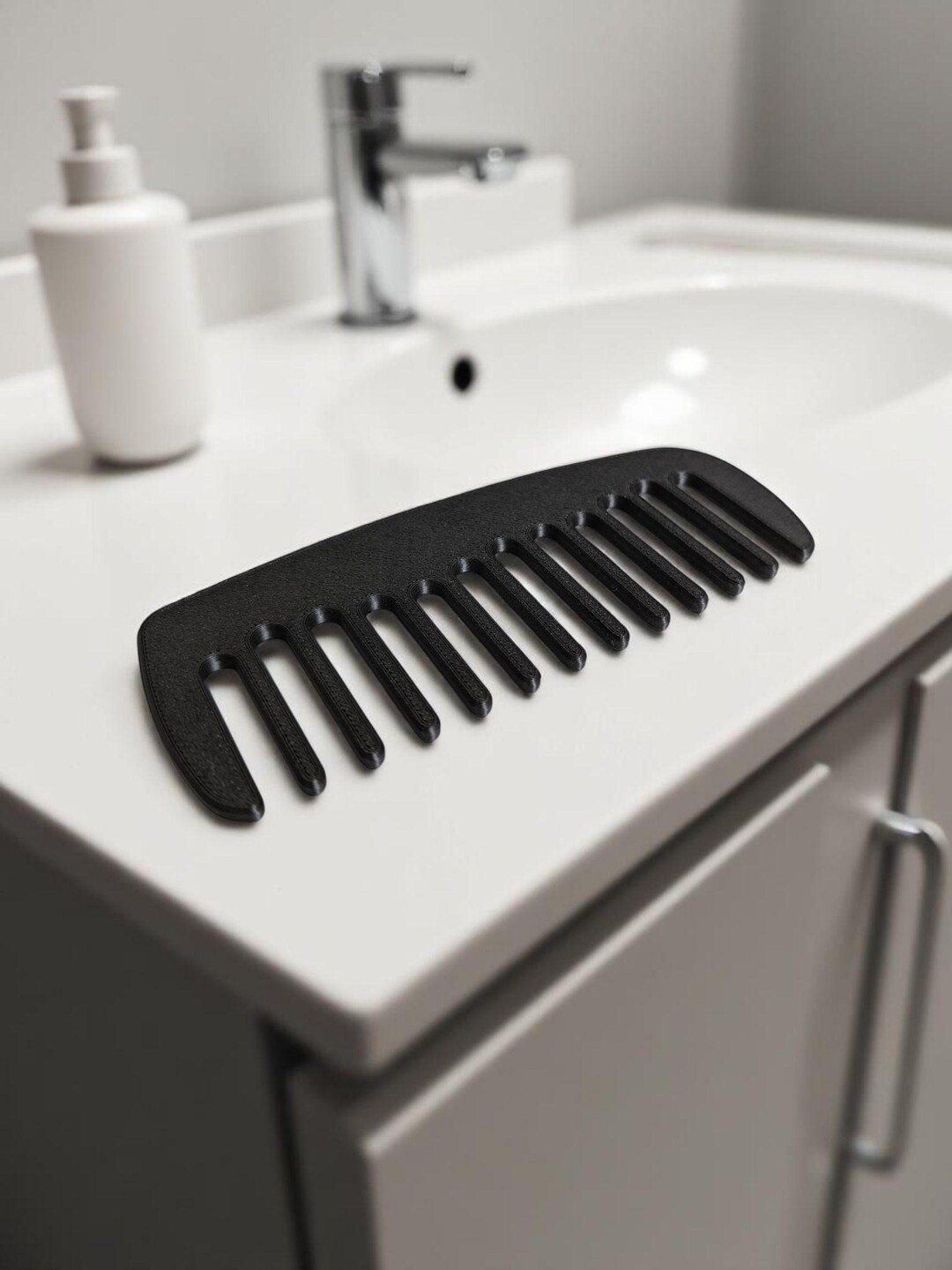 Staggered Wide Tooth Comb – 3D Printed Detangling Tool - Etsy