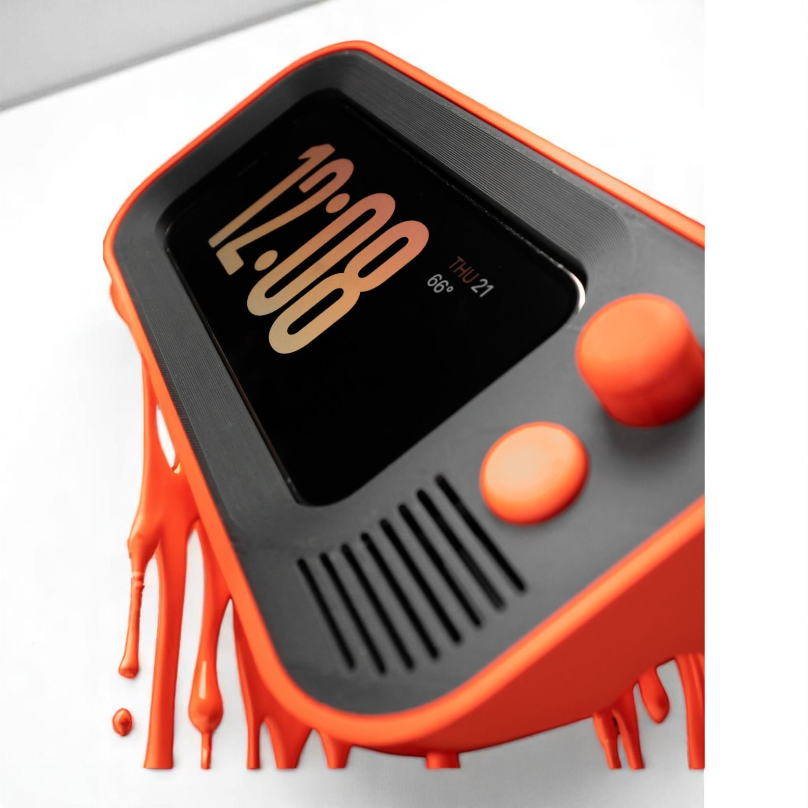 Retro iPhone Magsafe Dock – 3D Printed Flip Clock Nightstand Holder ...