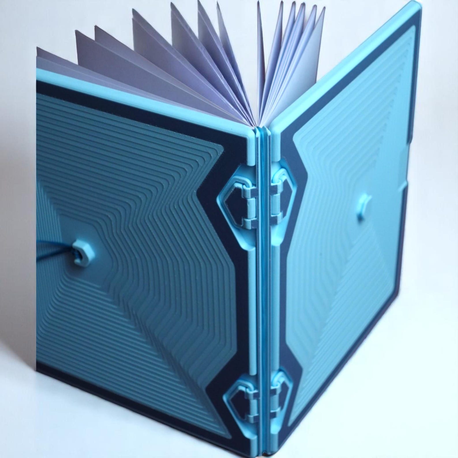 Reusable 3D Printed Notebook With Pen Holder – Custom Refillable ...