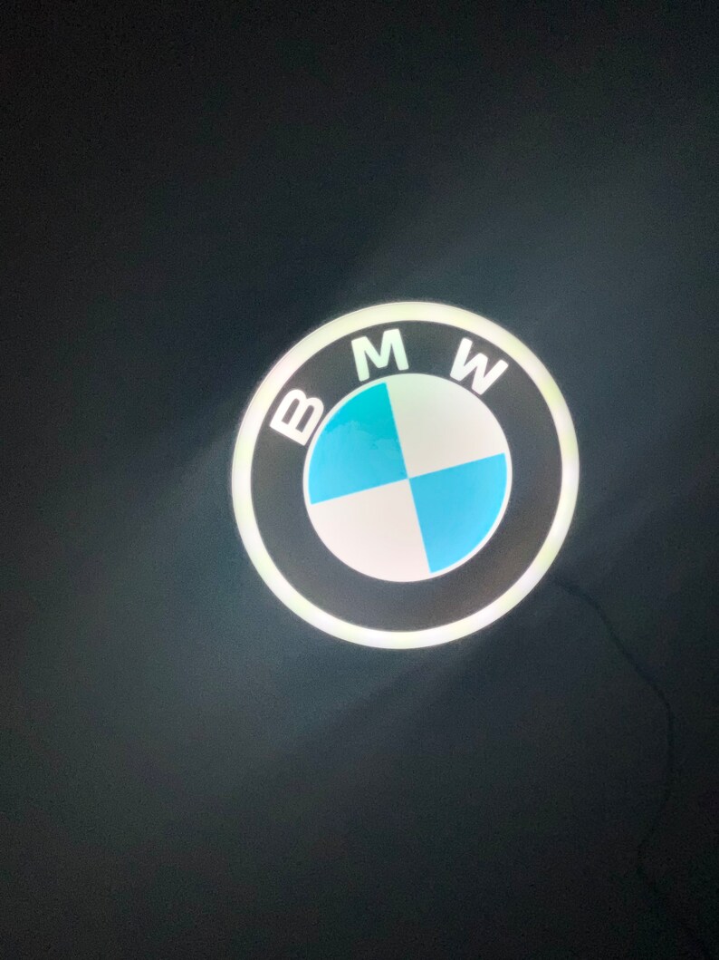 BMW Logo LED Lightbox - Customizable Neon Sign, Unique Home Decor ...