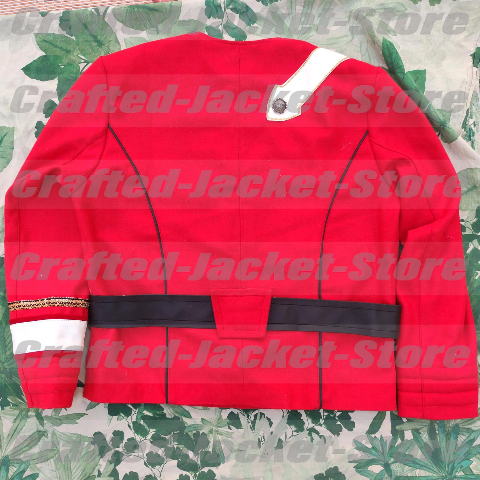 Handmade Star Trek II the Wrath of Khan Kirk Red Wool Jacket for Men ...