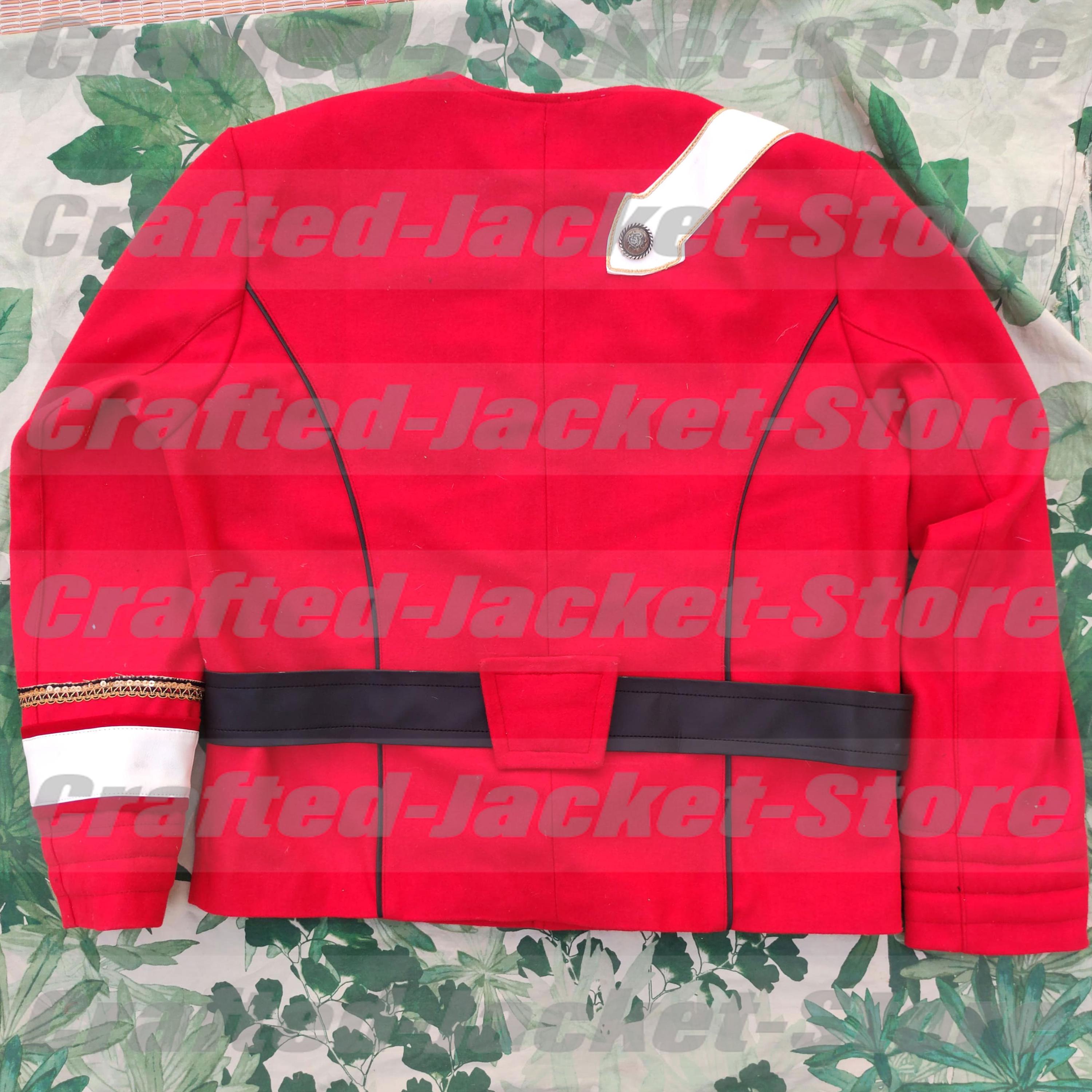 Handmade Star Trek II the Wrath of Khan Kirk Red Wool Jacket for Men ...
