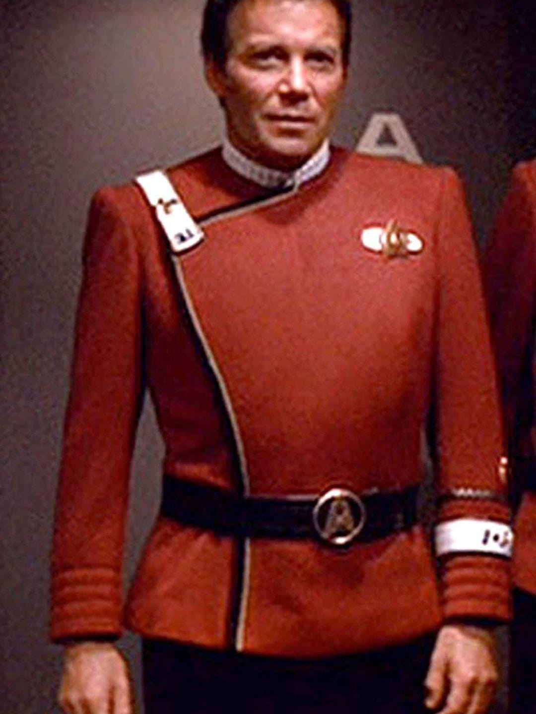 Handmade Star Trek II the Wrath of Khan Kirk Red Wool Jacket for Men ...