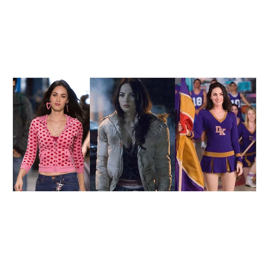 Handmade Megan Fox Jennifers Body Pink Track Jacket & Puffer Jacket and ...