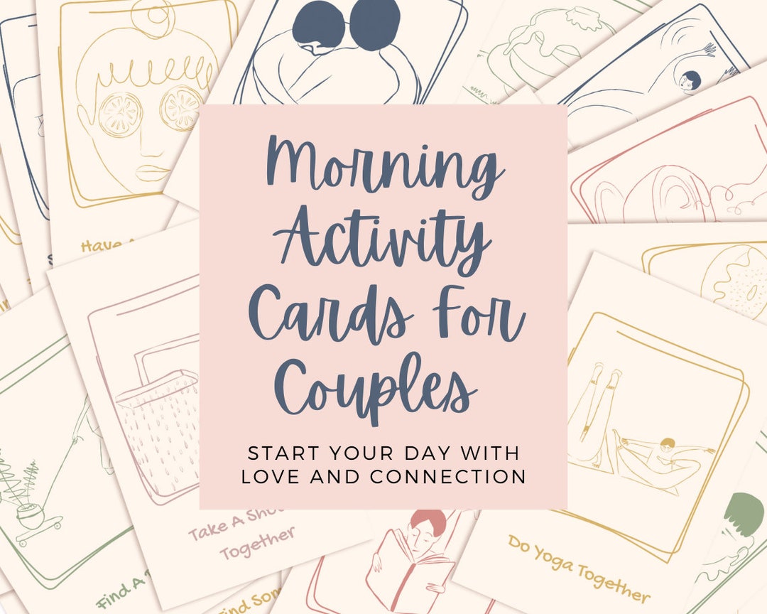 Printable Daily Activity Cards for Couples, Date Jar Cards, DIY Daily ...