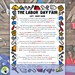 Labor Day Left-right Game Printable, Labor Day Word Game Party Activity ...
