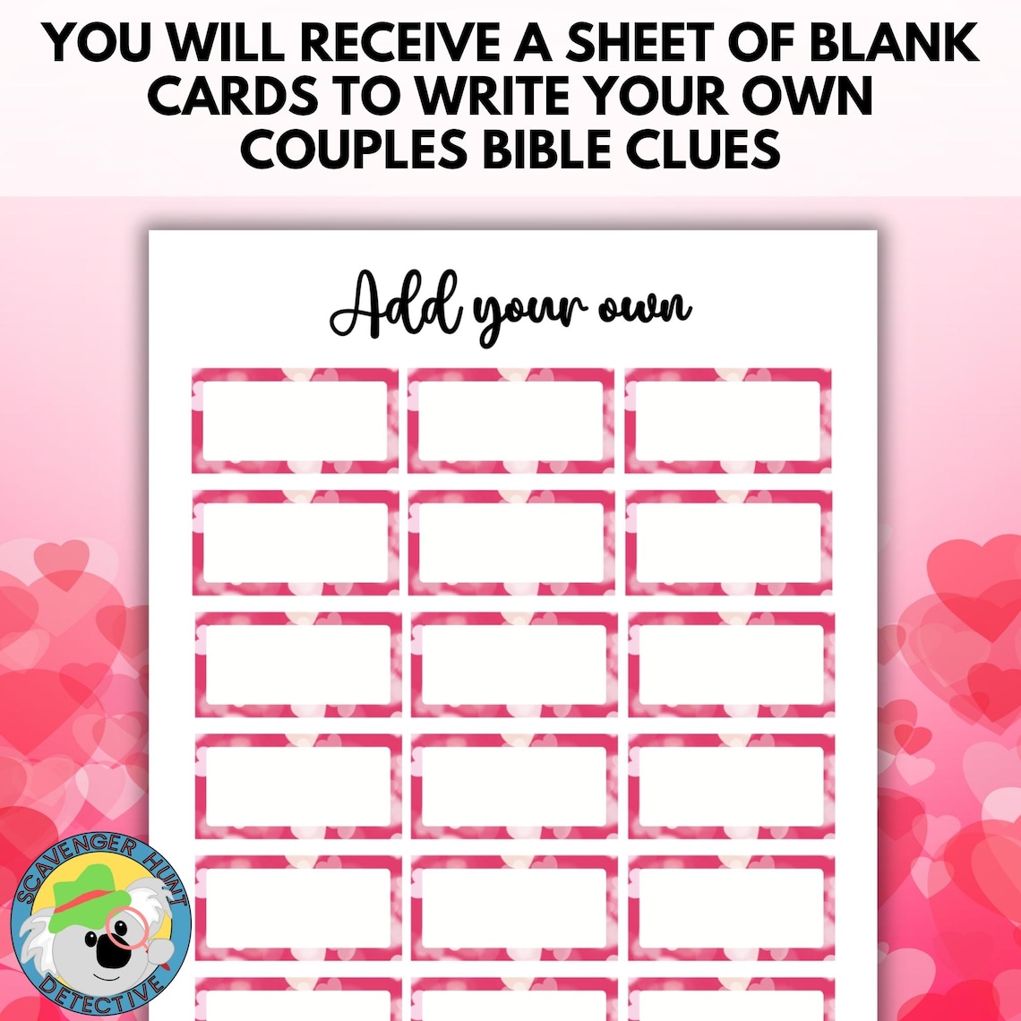 Couples of the Bible Game, Valentine's Party Game Church Youth Group ...