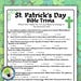 St. Patrick's Day Bible Trivia Game, Saint Patrick Bible Game Church ...