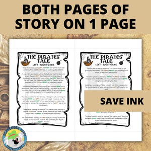 Pirate Left-right Game Printable Talk Like a Pirate Party Activity for ...