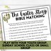 Easter Story Bible Matching Game, Holy Week Easter Bible Game Church ...