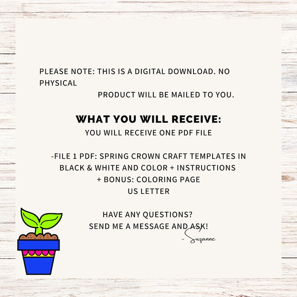 Spring Paper Crown Craft Activity, Coloring Printable First Day of ...