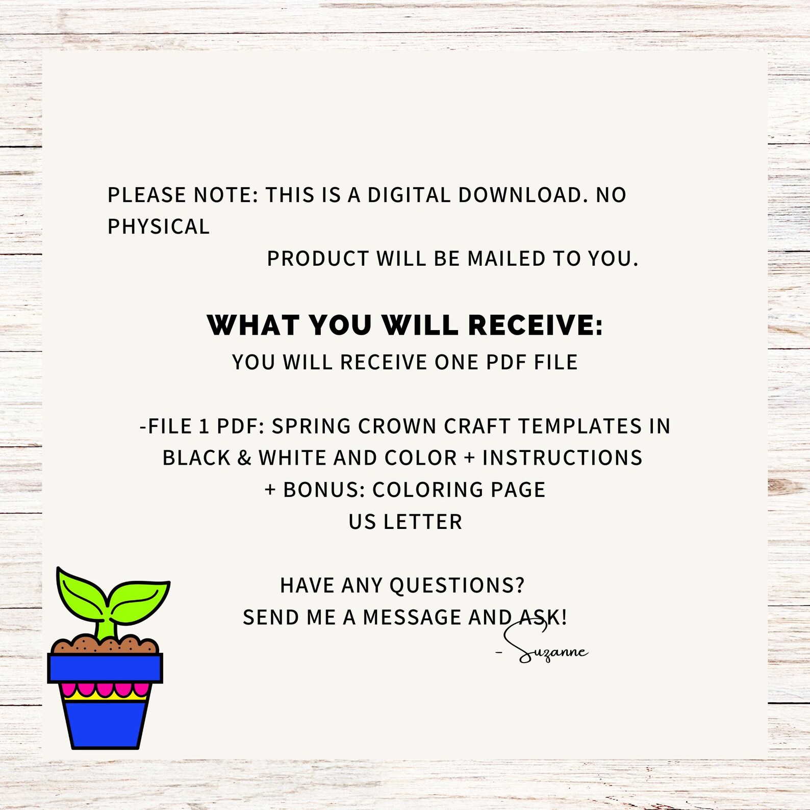 Spring Paper Crown Craft Activity, Coloring Printable First Day of ...