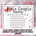 Bible Couples Matching Game, Valentine's Party Couples of the Bible ...