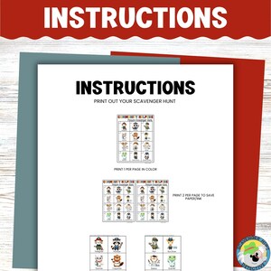 Community Helpers Scavenger Hunt for Preschoolers With Picture Clues ...