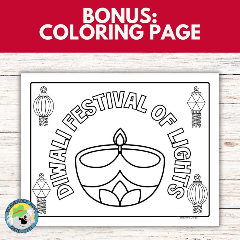 Diwali Paper Crown Craft Activity, Coloring Printable Diwali Diya Lamp ...