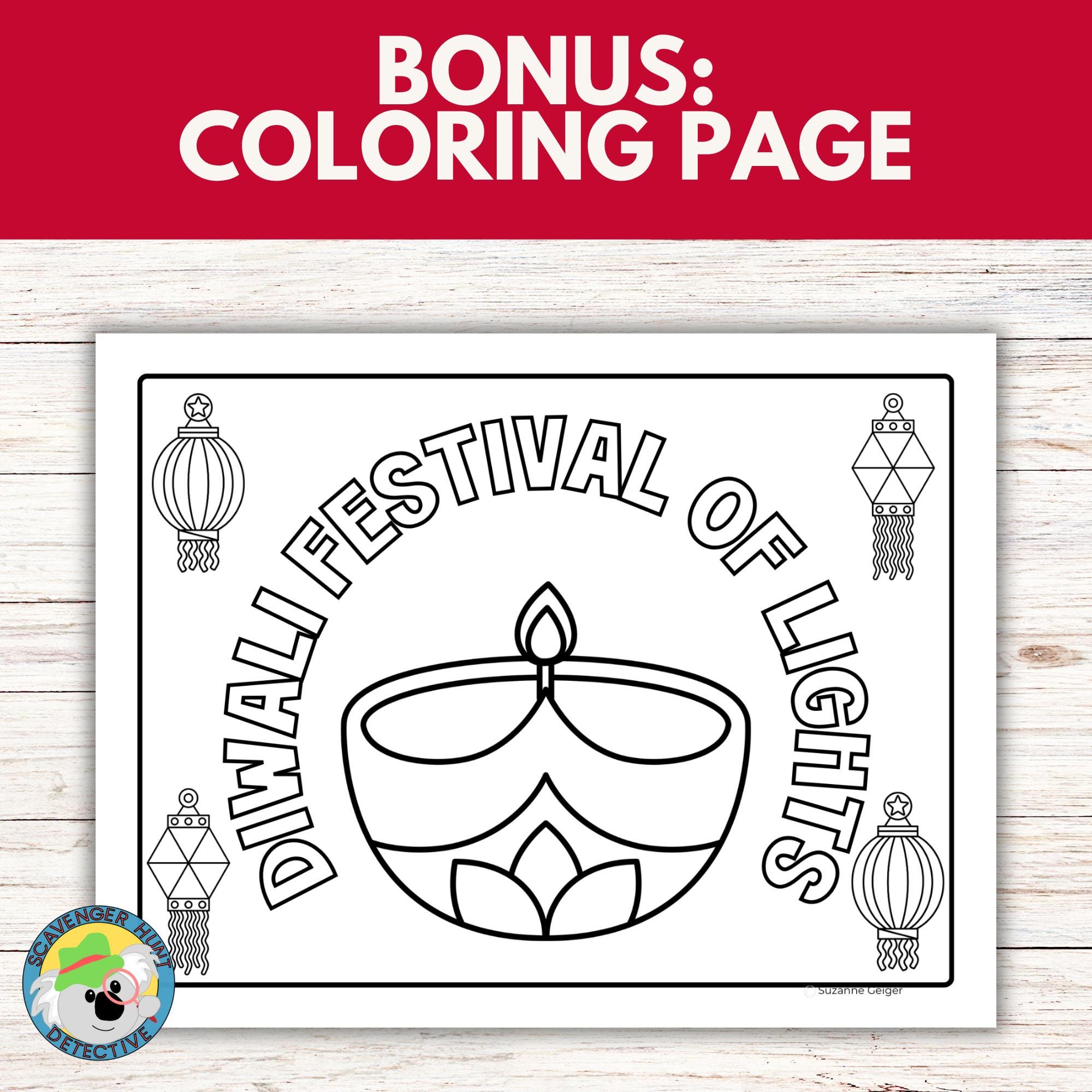 Diwali Paper Crown Craft Activity, Coloring Printable Diwali Diya Lamp ...