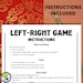 Chinese Lunar New Year Left-right Game Printable Year of the Snake ...
