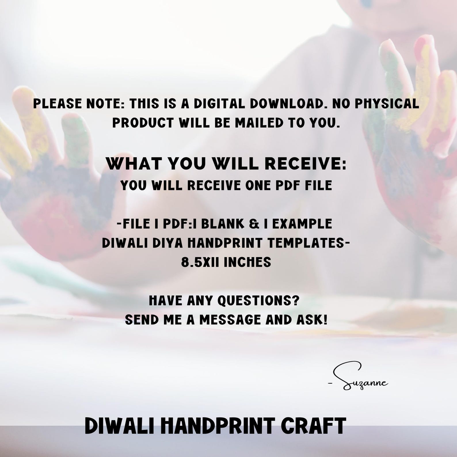 Diwali Handprint Craft Activity, Diwali Festival of Lights Diya Lamp ...