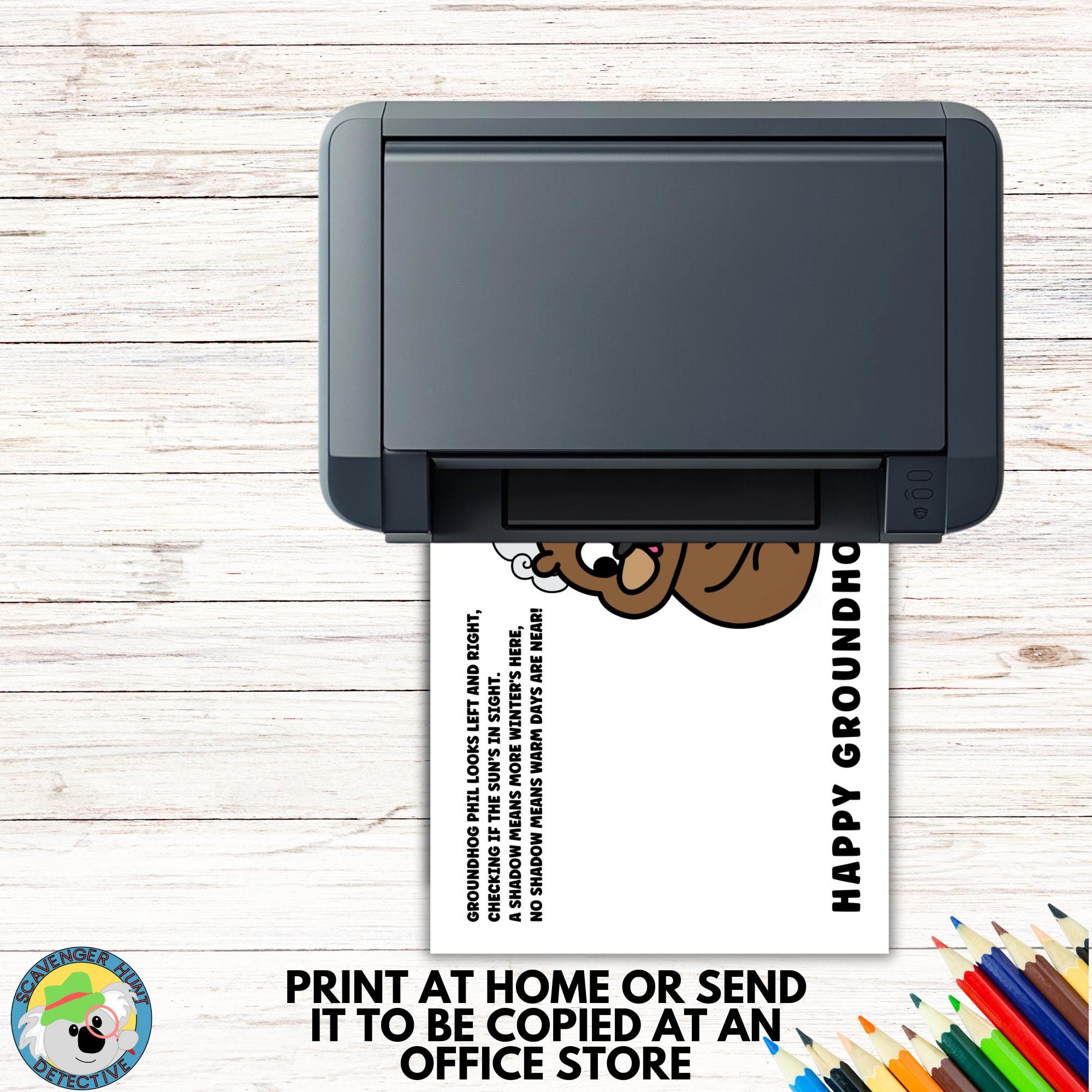 Groundhog Day Handprint Craft Activity, Groundhog Shadow Handprint Art ...