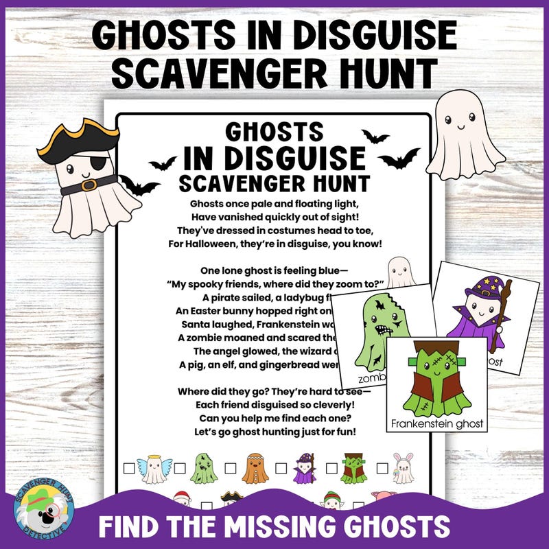 Halloween Scavenger Hunt - Etsy