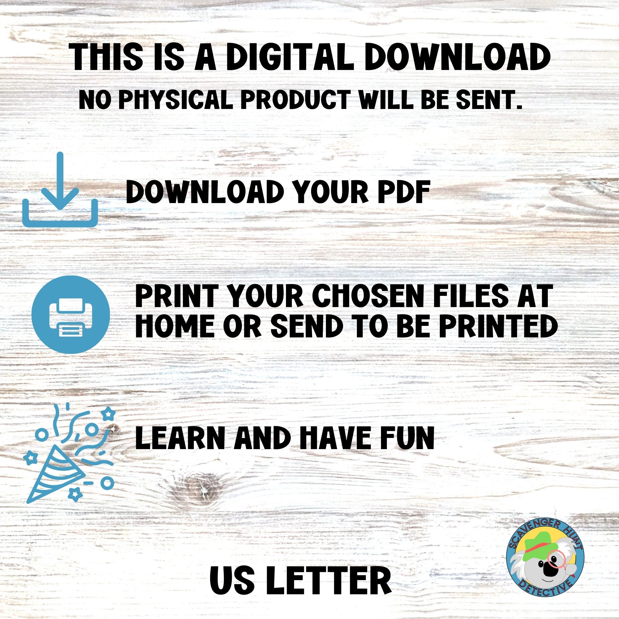 Father's Day Scavenger Hunt for Preschoolers With Picture Clues ...