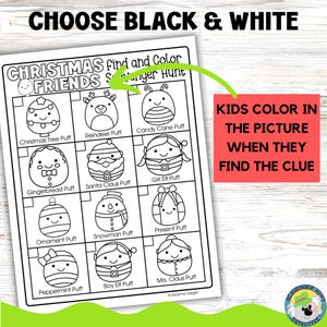 Christmas North Pole Scavenger Hunt for Preschoolers With Picture Clues ...