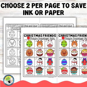 Christmas North Pole Scavenger Hunt for Preschoolers With Picture Clues ...