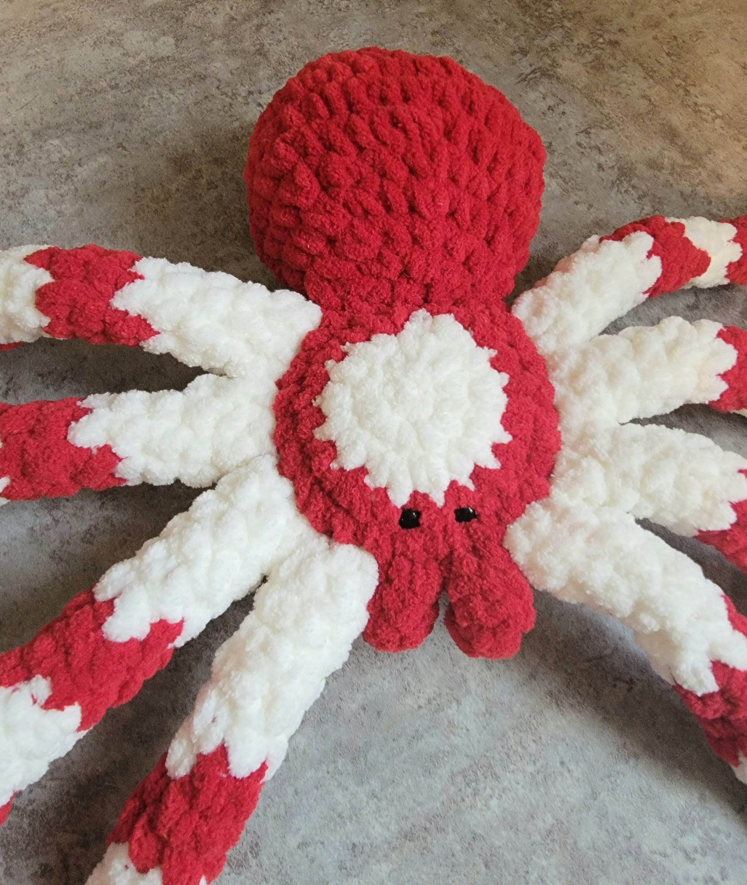 Crochet Plush Tarantula Toy: Stuffed Animal Snuggly - Etsy
