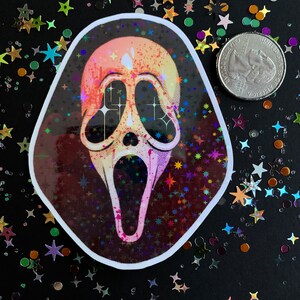 Ghost Face Sticker - Etsy
