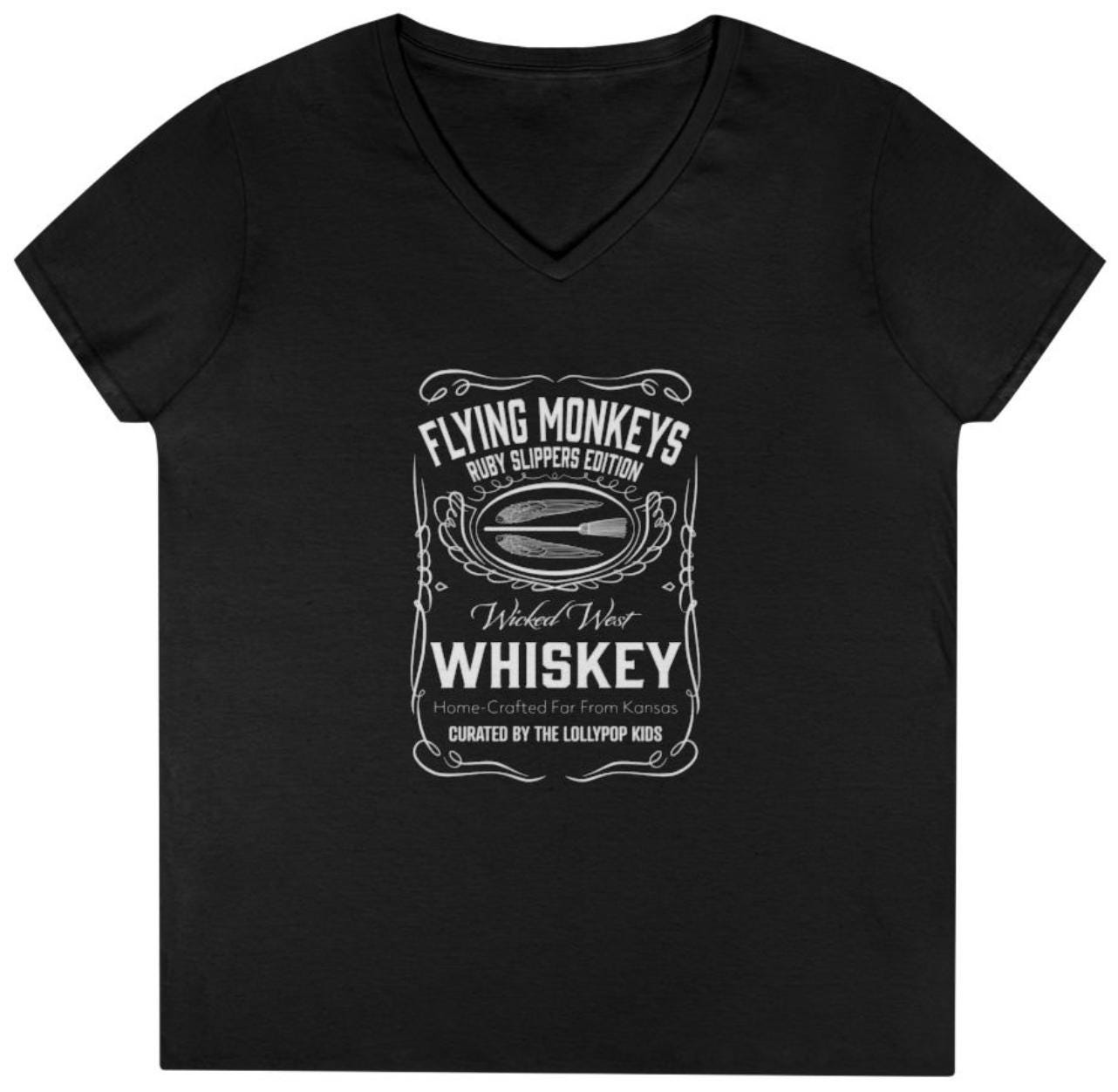T-shirt Wizard of Oz Flying Monkeys Wicked West Whiskey Unisex Novelty ...