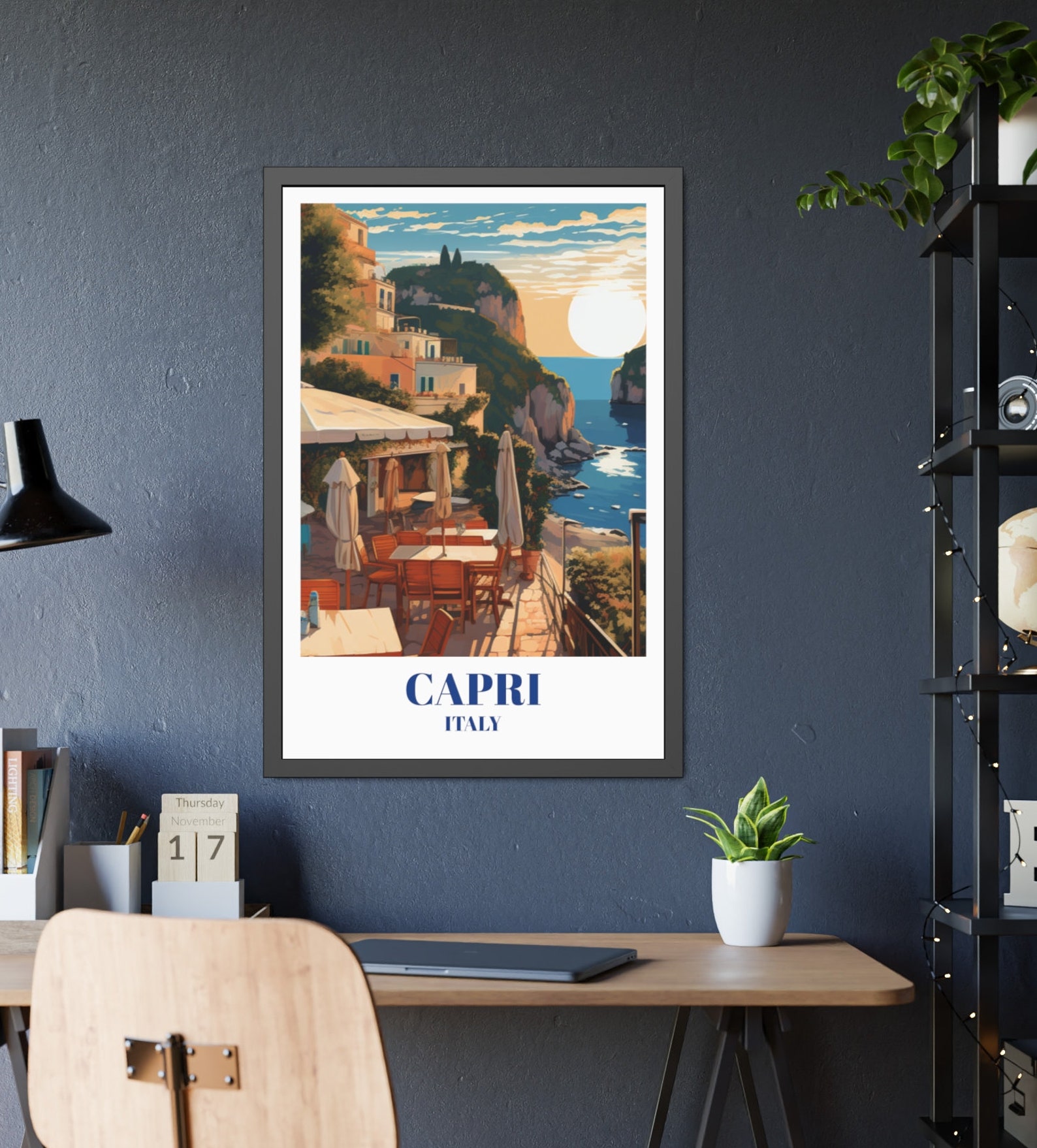 Capri Italy Travel Print, Capri Wall Decor, Capri Home Living Decor ...