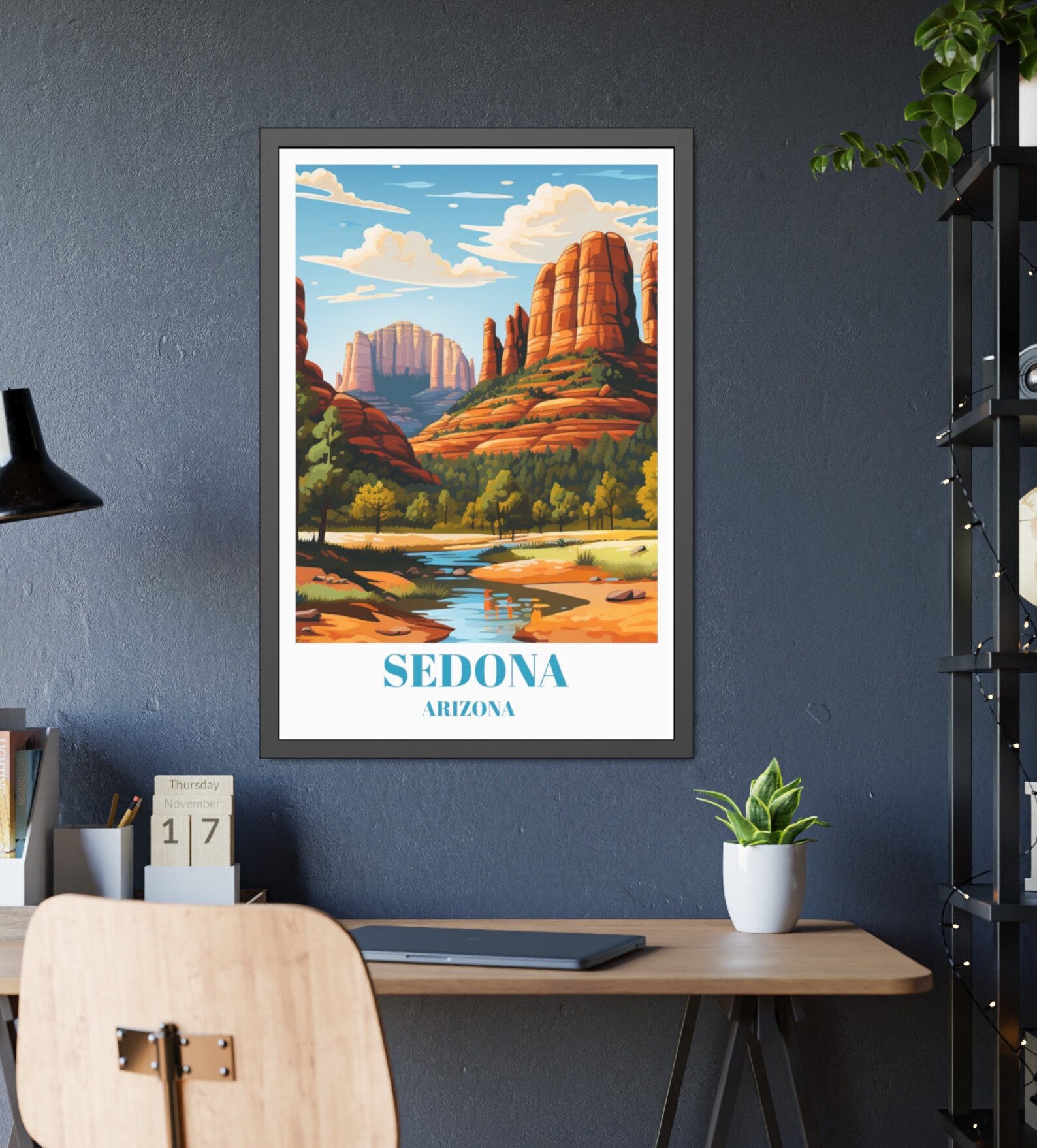 Sedona Arizona Travel Poster Wall Decor Sedona Home Living - Etsy