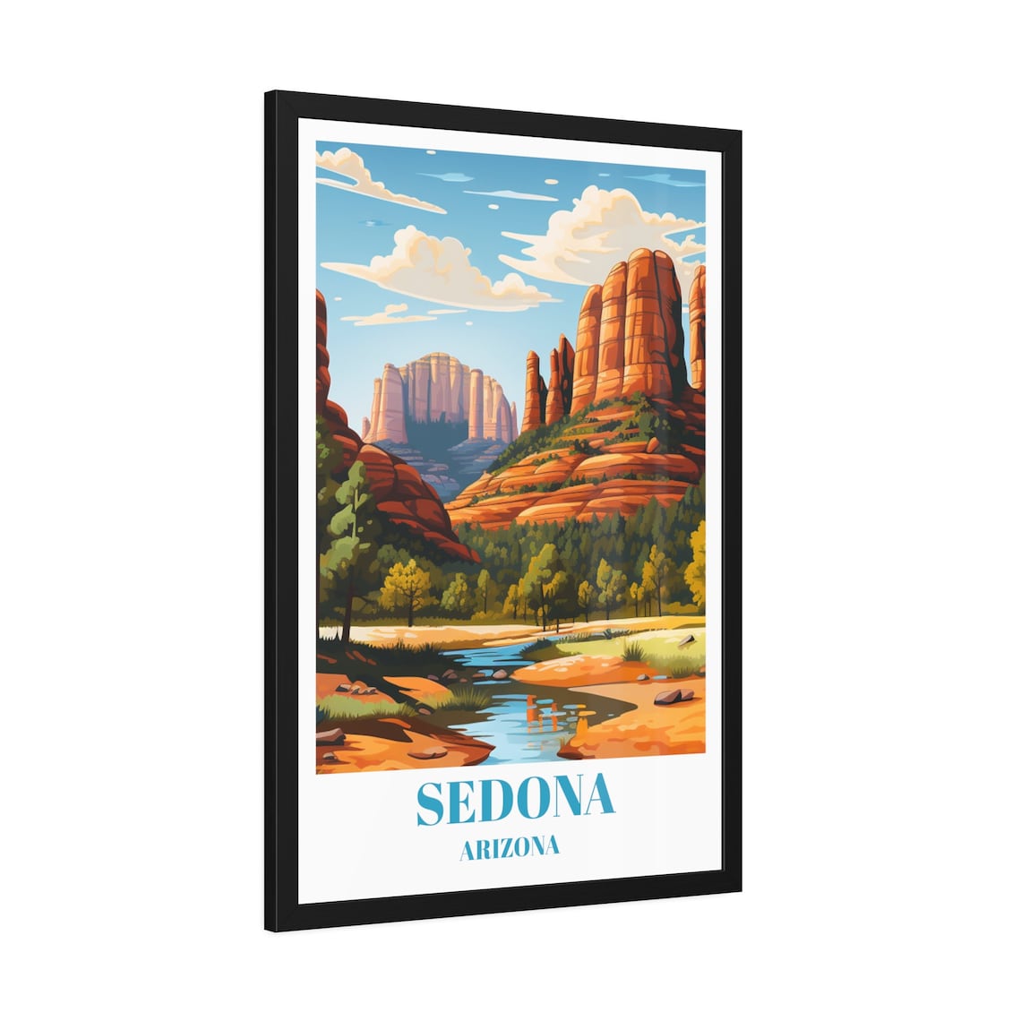 Sedona Arizona Travel Poster Wall Decor Sedona Home Living - Etsy