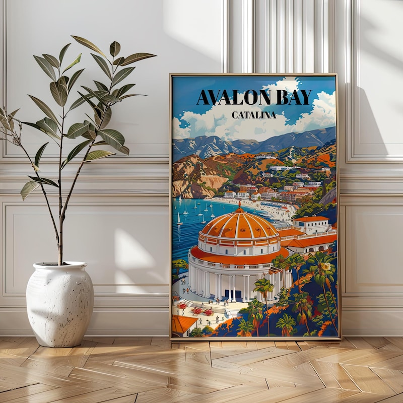 Catalina Avalon Poster - Etsy UK