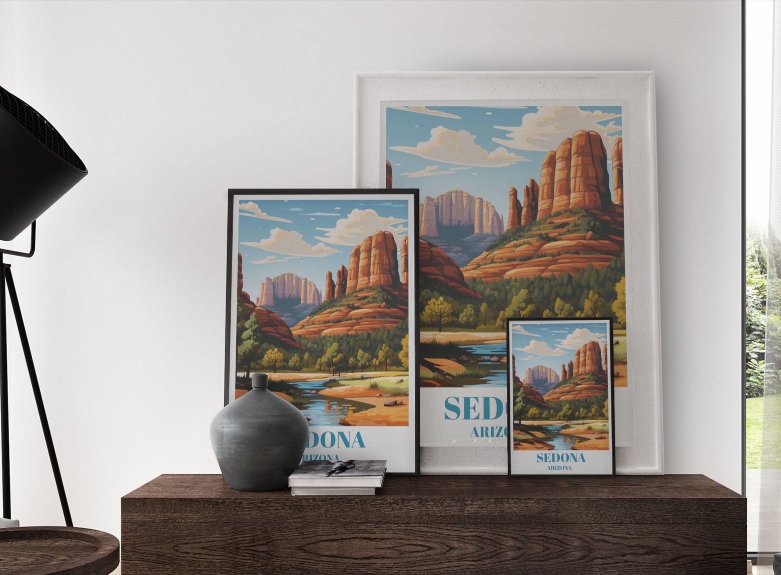 Sedona Arizona Travel Poster Wall Decor Sedona Home Living - Etsy