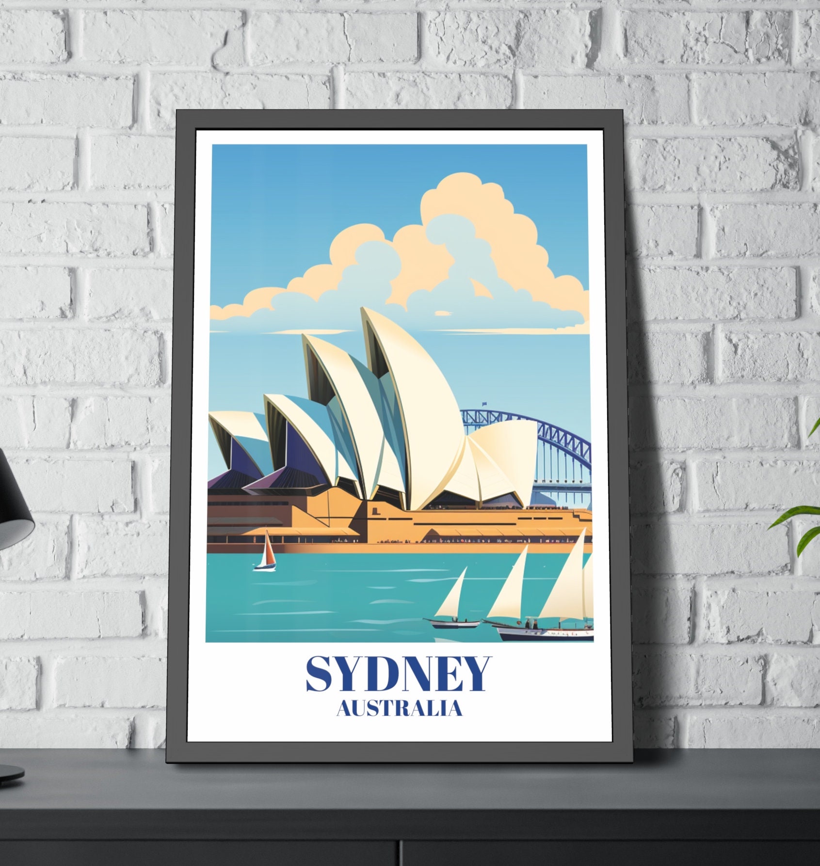 Captivating Sydney: Travel Print, Australia Art Poster, Cityscape Wall ...