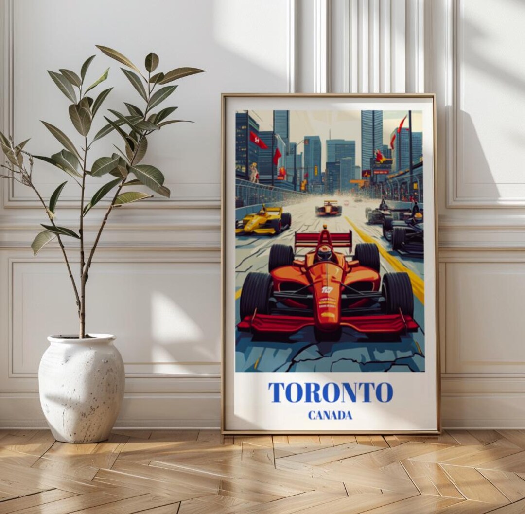 Toronto Grand Prix Poster: Indycar Racing, Canada Street Circuit Art - Etsy