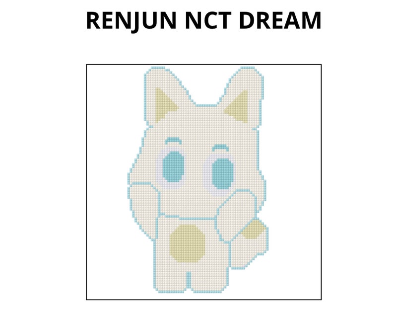 KPOP Nct Dream Renjun Cross Stitch Pattern 2 - Etsy