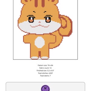 Kpop Ateez Aniteez Jjoongrami Cross Stitch Pattern - Etsy