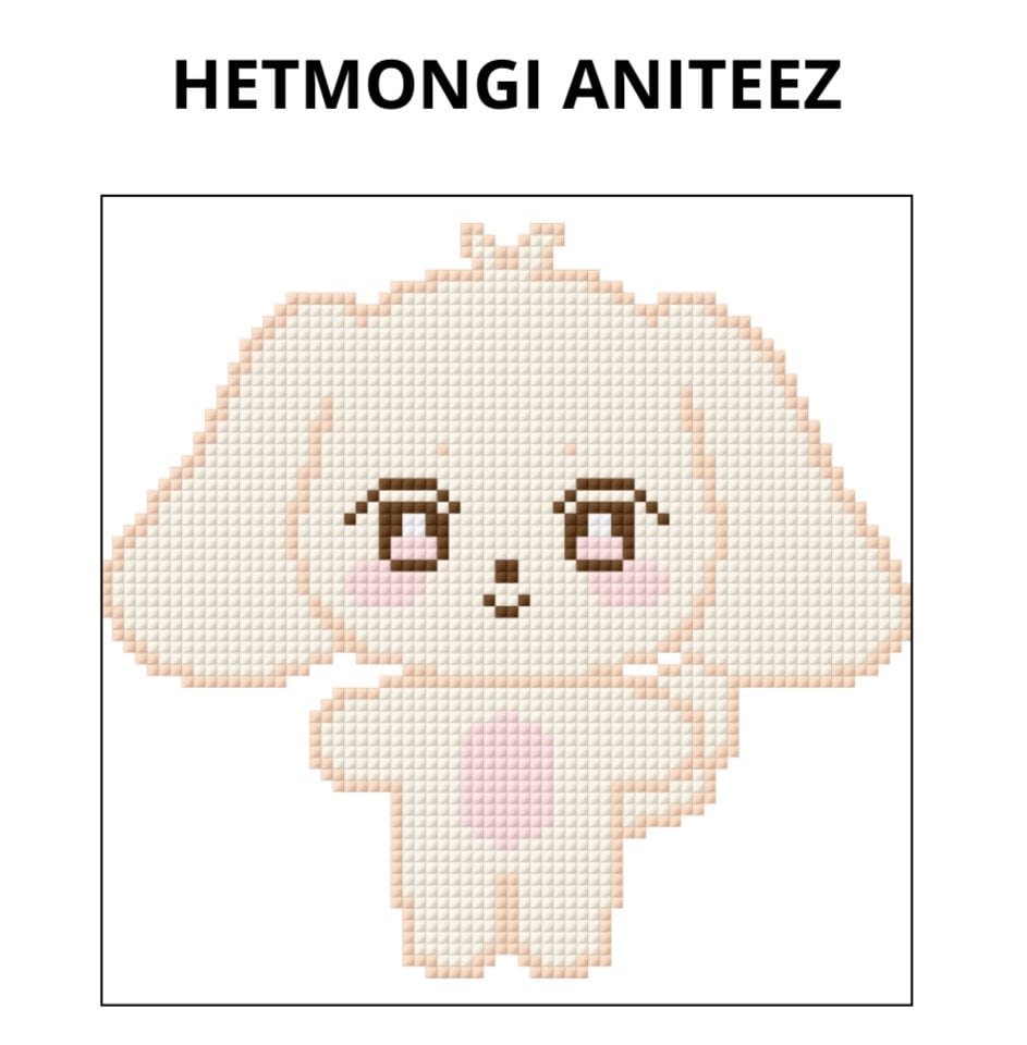 Kpop Ateez Aniteez Hetmongi Cross Stitch Pattern - Etsy