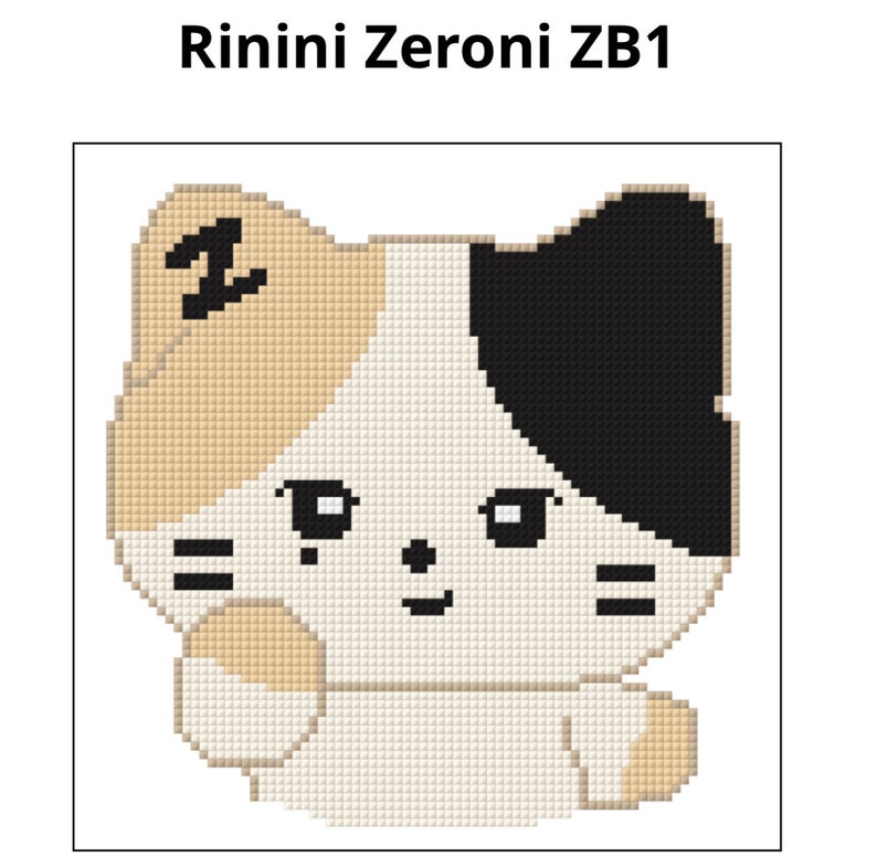 RININI Zeroni ZB1 Cross Stitch Pattern - Etsy