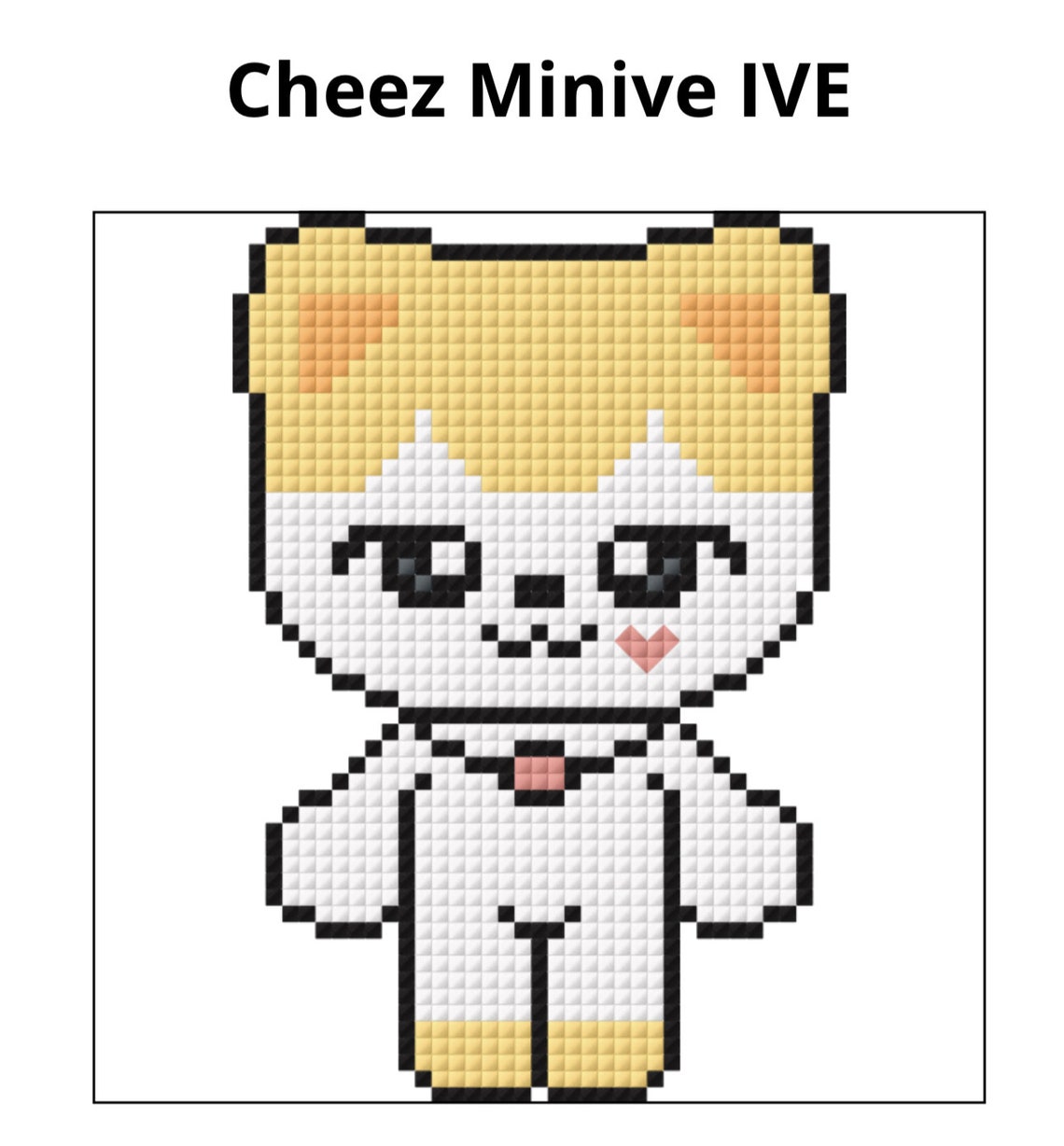 Kpop Ive Minive Cheez / Liz Cross Stitch Pattern - Etsy