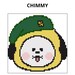 KPOP BT21 Military Chimmy Emoji Cross Stitch Pattern - Etsy